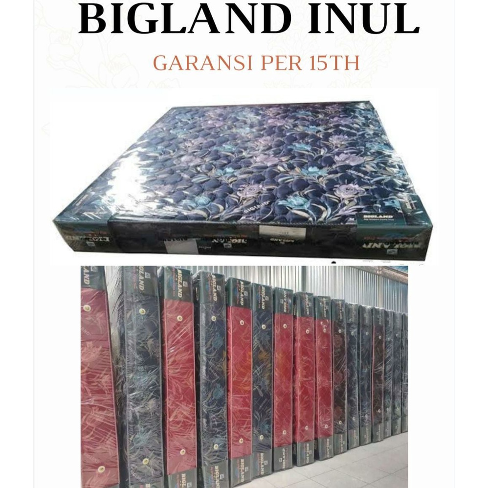 Jual MATTRAS KASUR BIGLAND INUL GARANSI 15TH | Shopee Indonesia