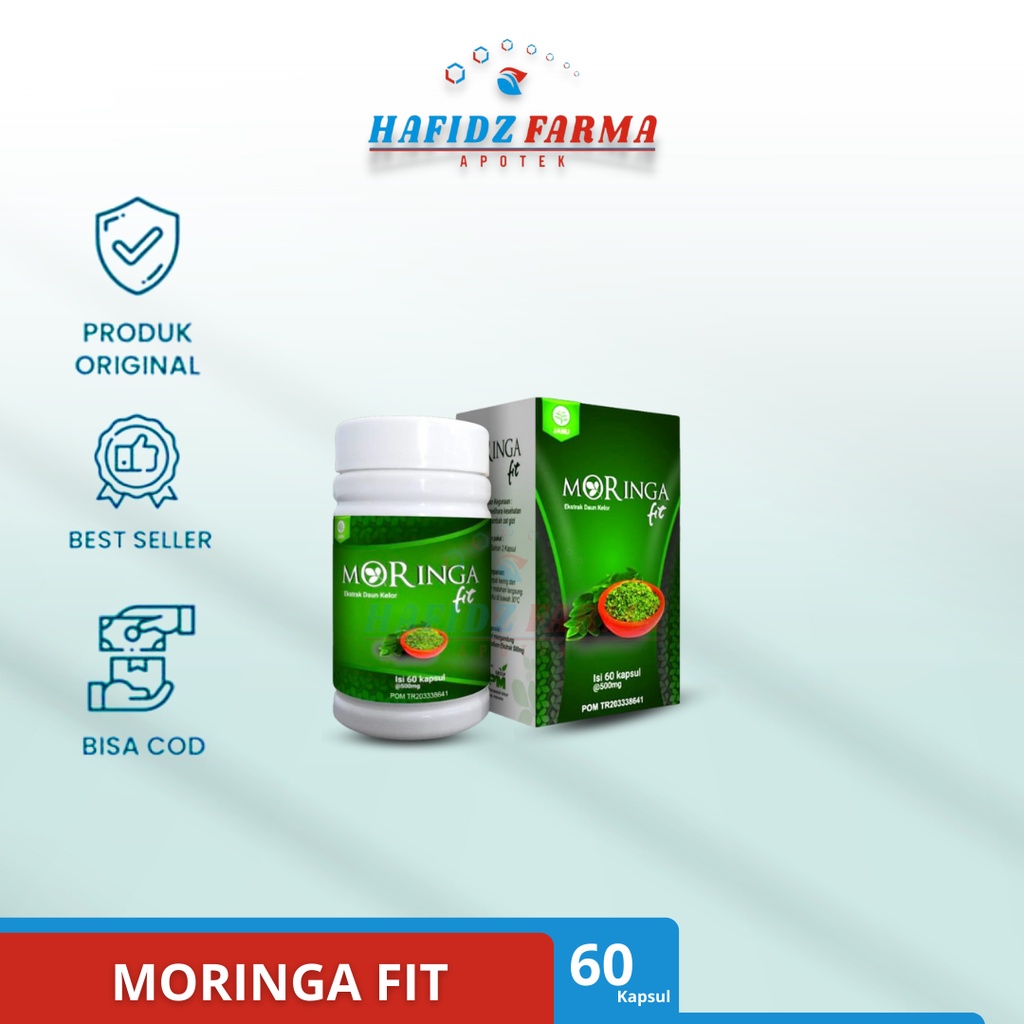 Jual MORINGA FITT 60KAPS | Shopee Indonesia