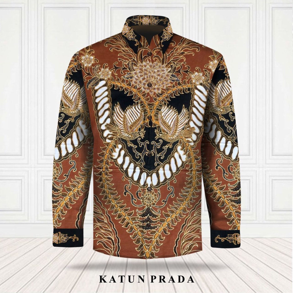 Jual kain batik katun tulis prada 025 motif macan motif batik ...