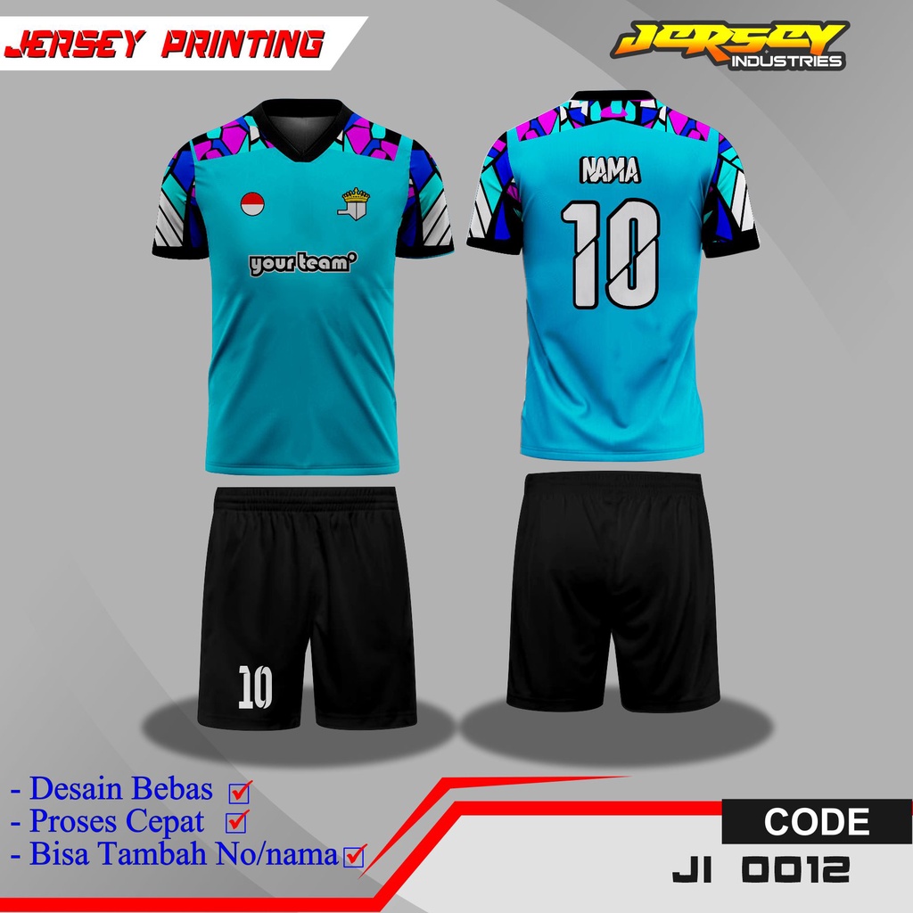 Jual Jersey Sepak Bola Full Printing, Baju Jersey Tim Futsal Desain ...