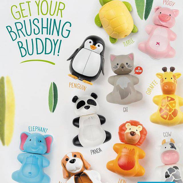 Jual Flipper Toothbrush Holder fun animal series tempat sikat gigi ...