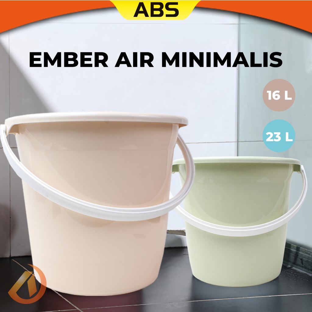 Jual ABS Ember Plastik Ember Air Ember Plastik Tebal Ukuran 16 dan 23 ...