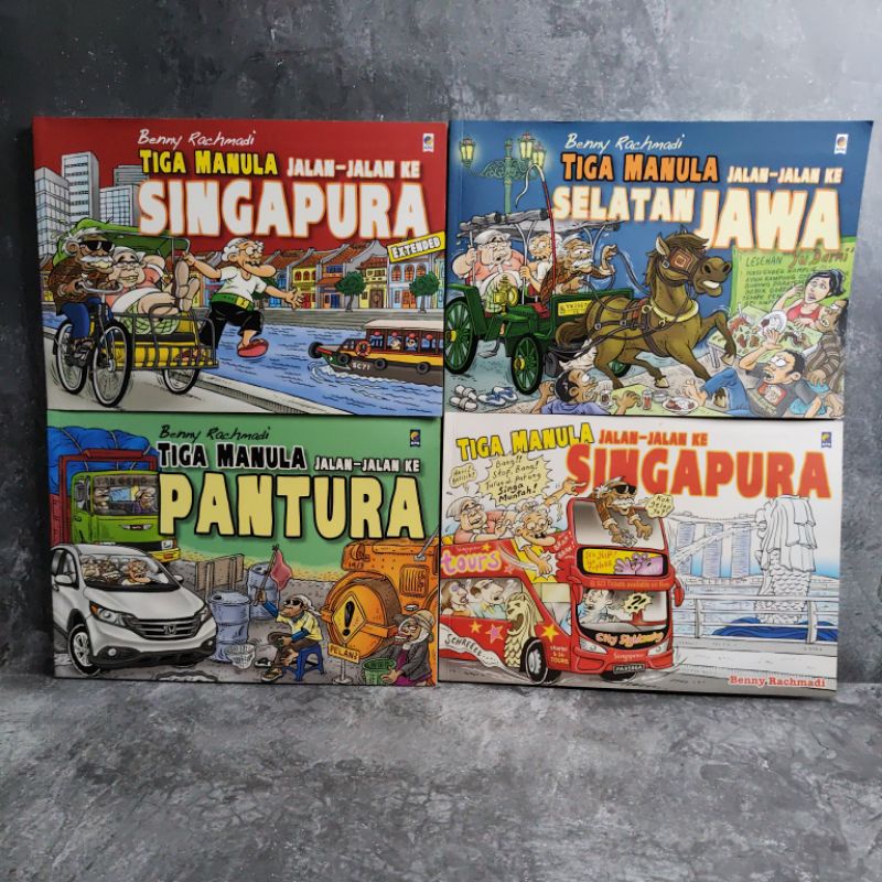 Jual Buku Tiga Manula Jalan-jalan ke Singapura, Pantura, Selatan Jawa ...