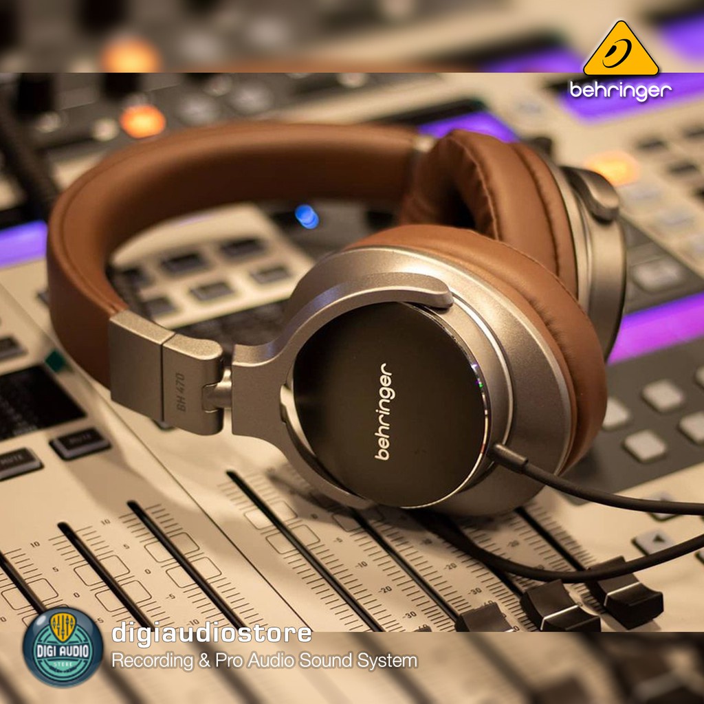 Jual Behringer BH 470 Headphone Flat Monitor Mixing Recording Musik Monitoring - BH 470 | Shopee ...