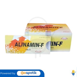 Jual Alinamin F Box 100 Tablet | Shopee Indonesia