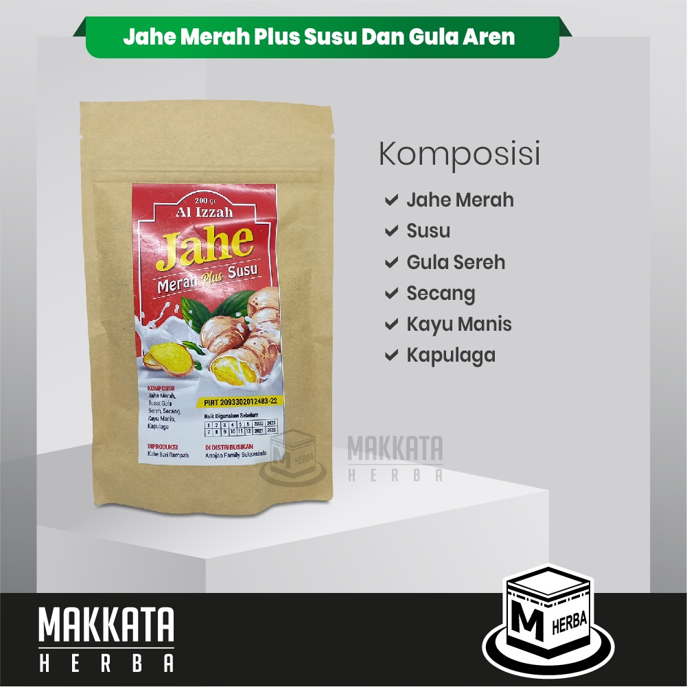 Jual Jahe Merah AMH Rasa Susu Original Super Plus Gula Aren ...