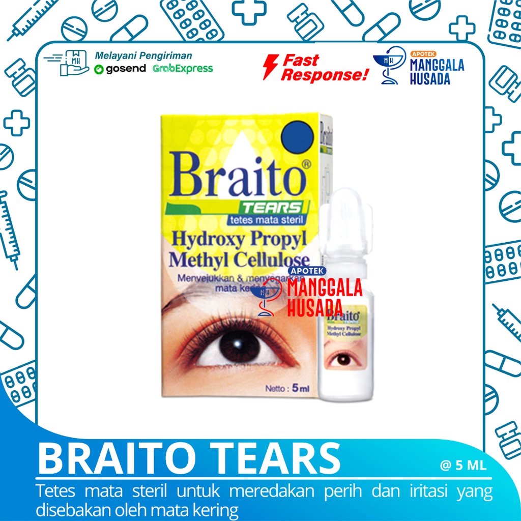 Jual BRAITO TEARS TETES MATA PER BOTOL @ 5 ML | Shopee Indonesia