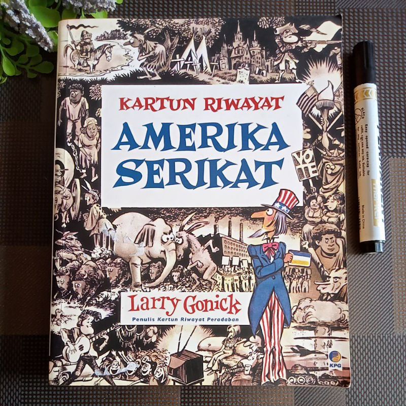 Jual buku Kartun Riwayat Amerika Serikat larry gonick prelove | Shopee ...