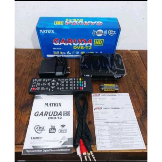 Jual ( COD ) SET TOP BOX TV DIGITAL MATRIX GARUDA BIRU , STB MATRIX ...