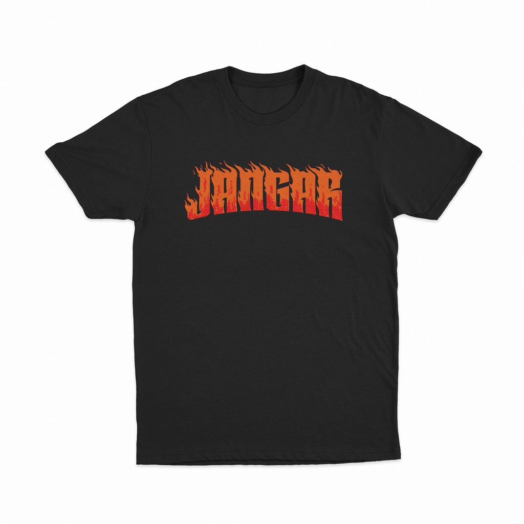 Jual Tshirt Jangar - Fire Logo | Shopee Indonesia