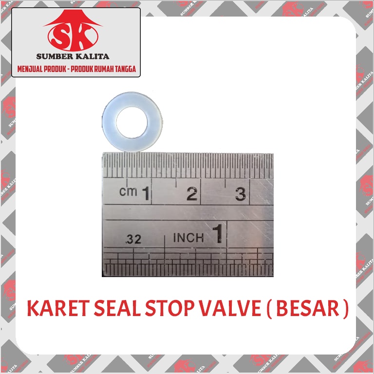 Jual KARET SEAL STOP VALVE PRESTO PANCI PRESSURE COOKER 1 CM (BESAR ...