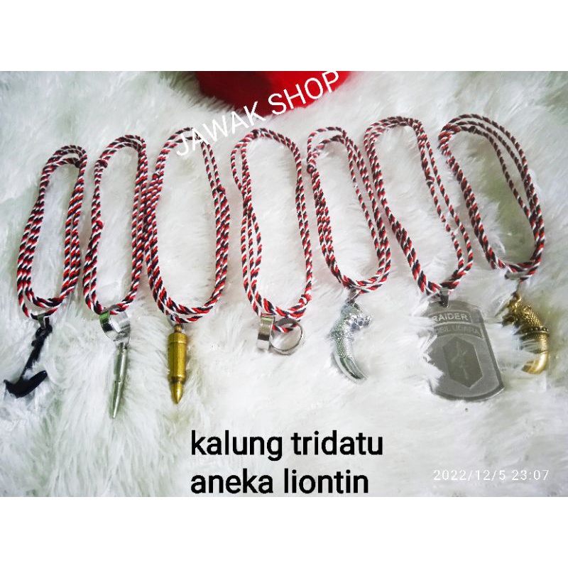 Jual KALUNG TRIDATU ASLI KHAS BALI TALI TEBAL 2MM ANEKA LIONTIN D284 | Shopee Indonesia