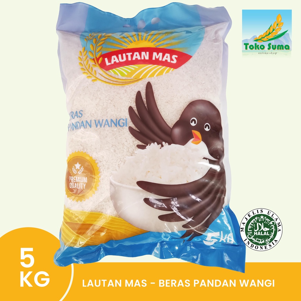 Jual Lautan Mas Beras Pandan Wangi 5KG | Shopee Indonesia Jual Lautan Mas Beras Pandan Wangi 5KG | Shopee Indonesia