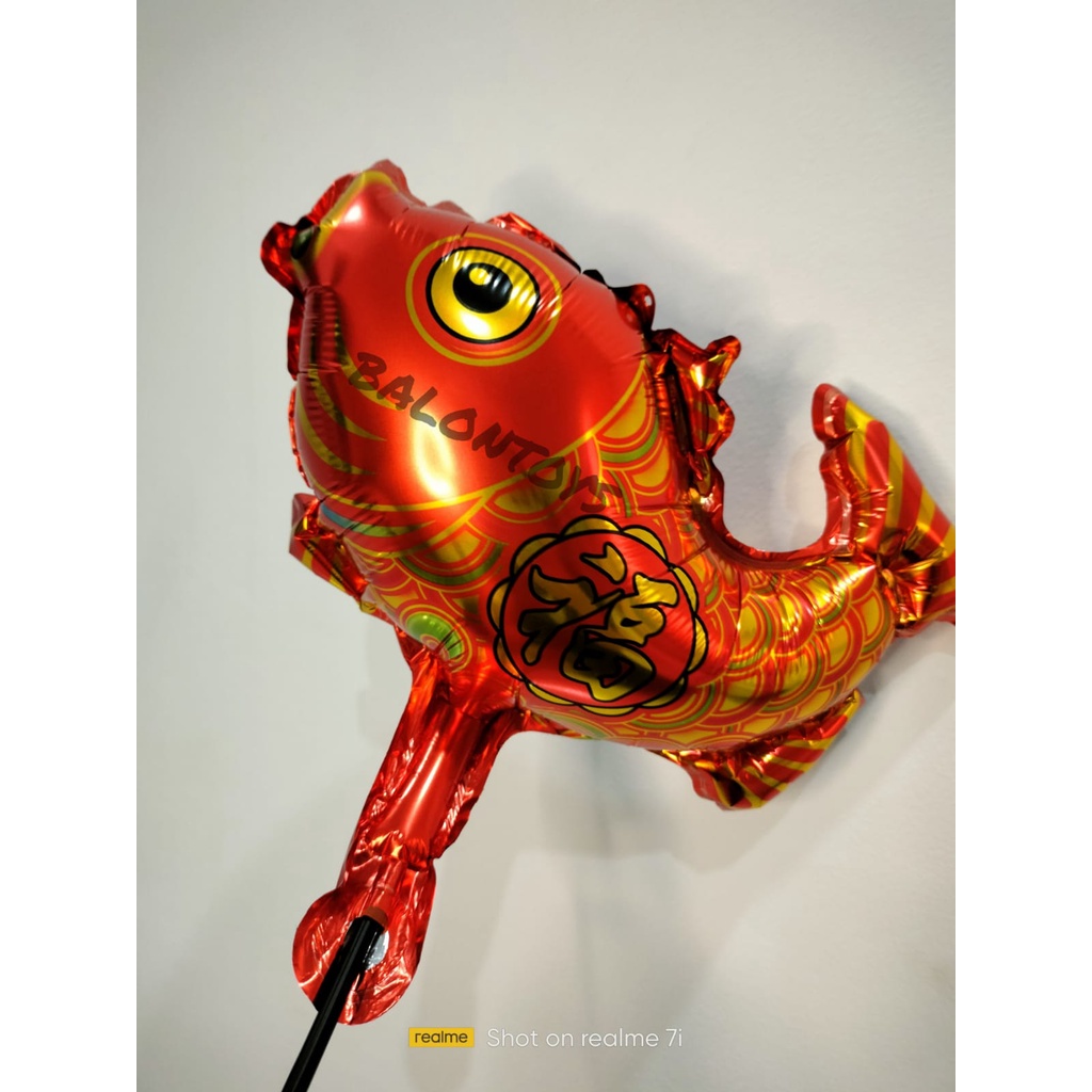 Jual Balontoys Balon Foil Ikan Mini edisi Chinese New Year - Imlek ...