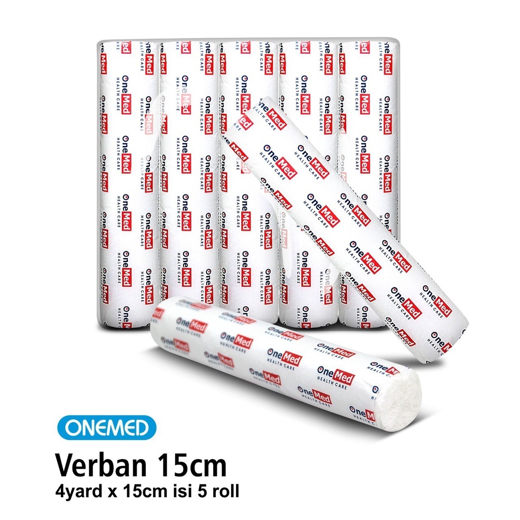 Jual Kasa Verban OneMed 4yard x 15cm pak isi 5 rol MM | Shopee Indonesia