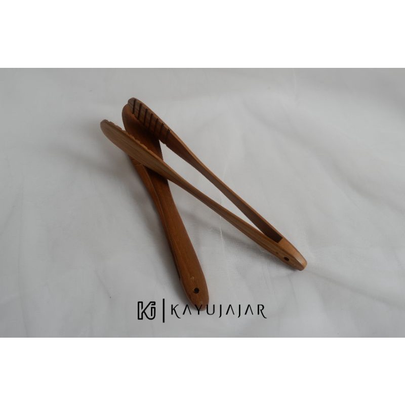 Jual KAYUJAJAR - Oval Teak Tongs/ Capitan/ Jepitan Kue Gorengan Kayu ...