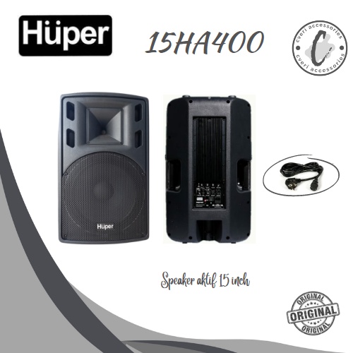 Jual Huper 15HA400 Two-Way Speaker Aktif 15 Inch Original HA-400 ...