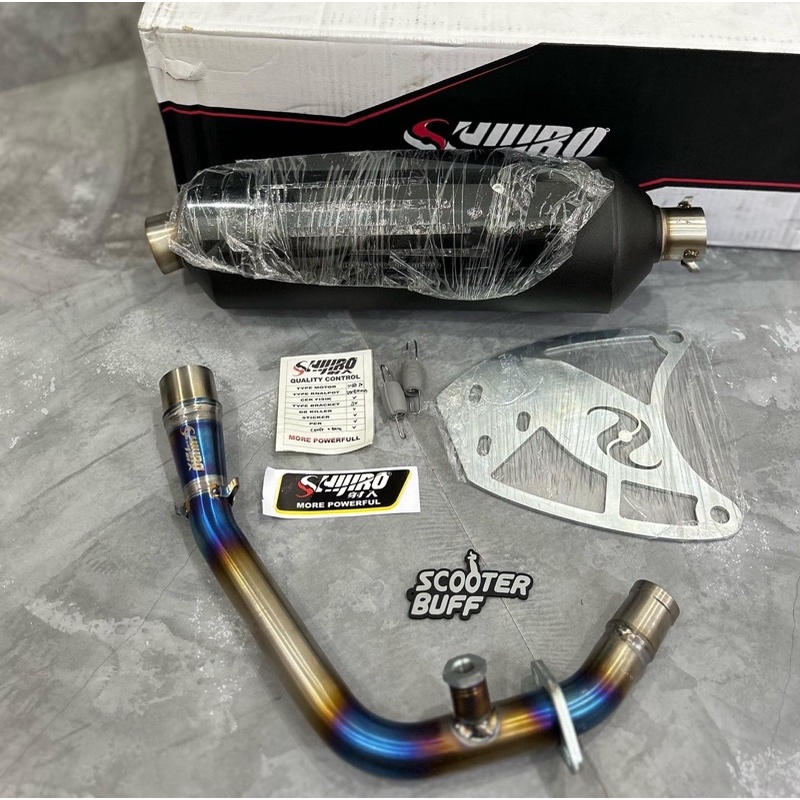 Jual Knalpot Shijiro Standar Racing Special Edition Black Titanium ...