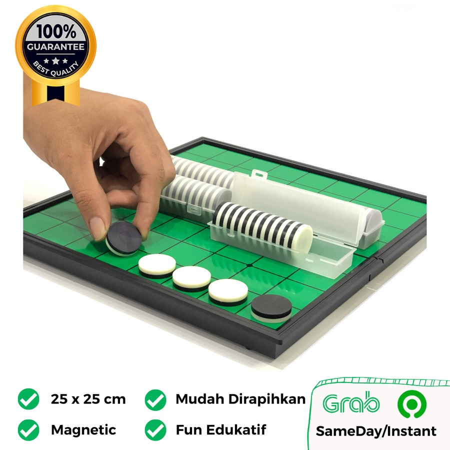 Jual MAINAN PAPAN MAGNET CATUR JEPANG OTHELLO REVERSI OTELO | Shopee ...