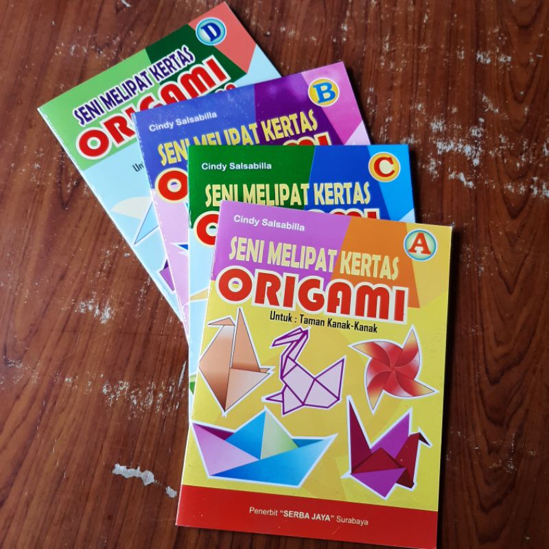 Jual BUKU CONTOH BELAJAR MELIPAT BERBAGAI BENTUK ORIGAMI ANAK TK PAUD ...