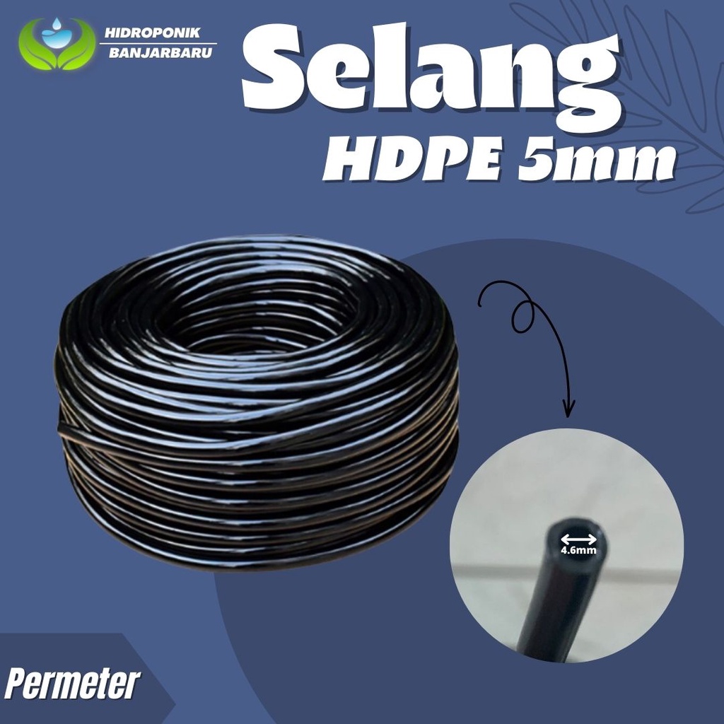 Jual SELANG HDPE 5MM (3x4.6MM) ROLL | Shopee Indonesia