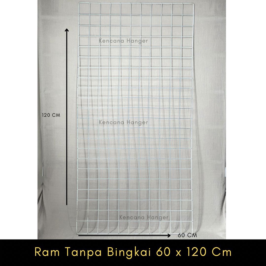 Jual Jaring RAM Dinding 60 X 120 / Hijang Hiasan / Wire Grid 60x120 CM ...