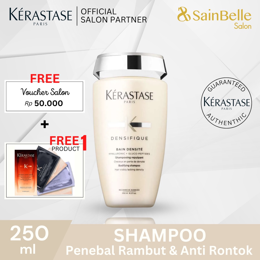 Jual Sainbelle Kerastase Shampoo Penebal Rambut & Anti Rontok Shampo ...