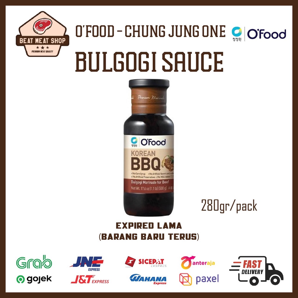 Jual Chung Jung One OFood Saus Bulgogi BBQ / Galbi Iga Sapi 280 gr | Shopee Indonesia