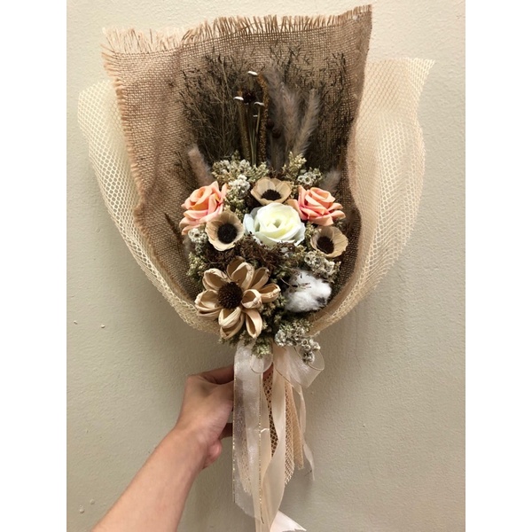 Jual BUKET BUNGA KERING DRIED FLOWER (BUKET ELENORA) | Shopee Indonesia