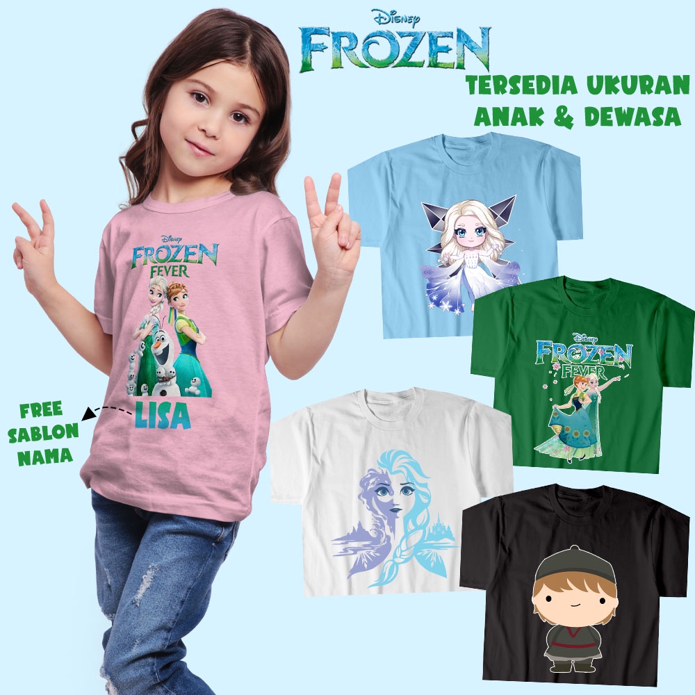 Jual Baju Frozen Elsa Anna Anak dan Dewasa Kaos Couple Keluarga Kakak ... Jual Baju Frozen Elsa Anna Anak dan Dewasa Kaos Couple Keluarga Kakak ...