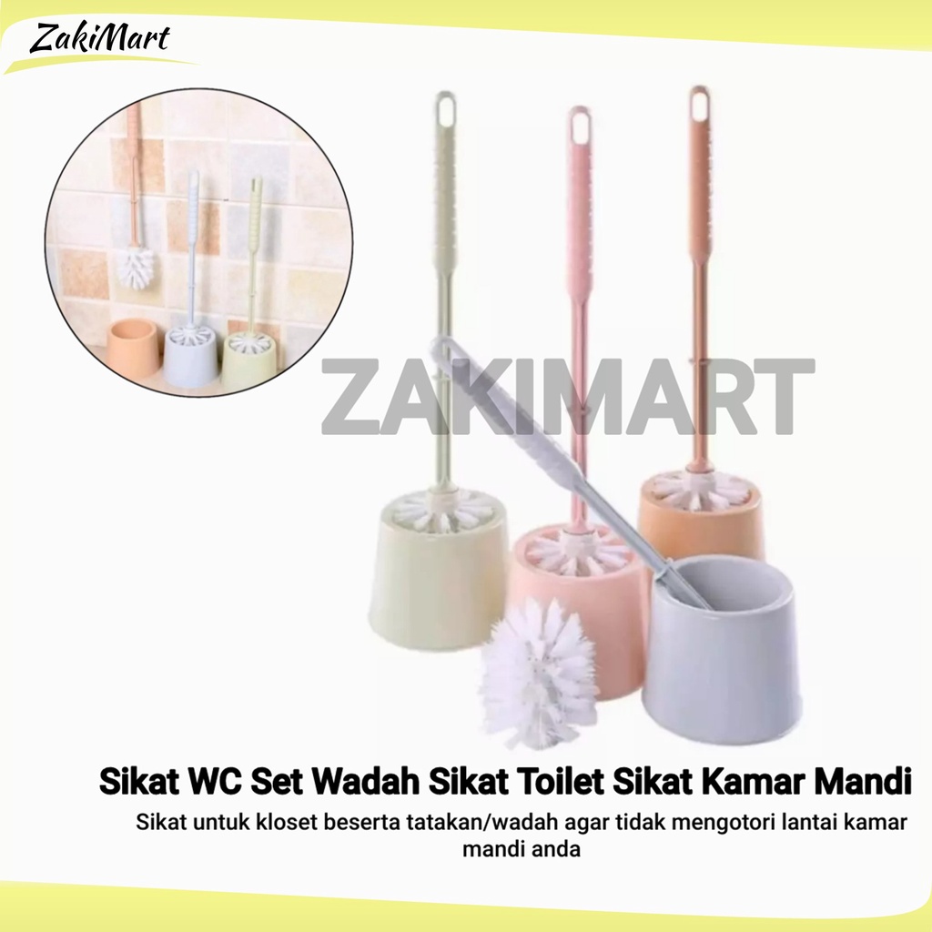 Jual Sikat WC Set Wadah Sikat Toilet Sikat Kamar Mandi Toilet Brush ...