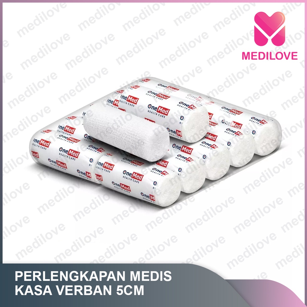 Jual Kasa Verban Gulung 4yard x 5cm isi 10 Rol / Kasa Perban 5 cm ...