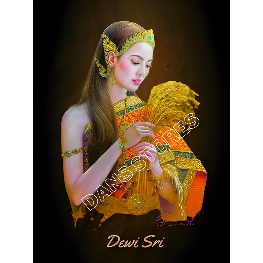Jual Poster Dewi Sri Hiasan Dinding Untuk Pajangan atau Wall Decor ...