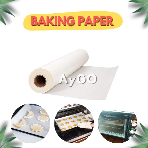 Jual BAKING PAPER ROLL / KERTAS PANGGANG / ANTI LENGKET / KERTAS BAKING ...