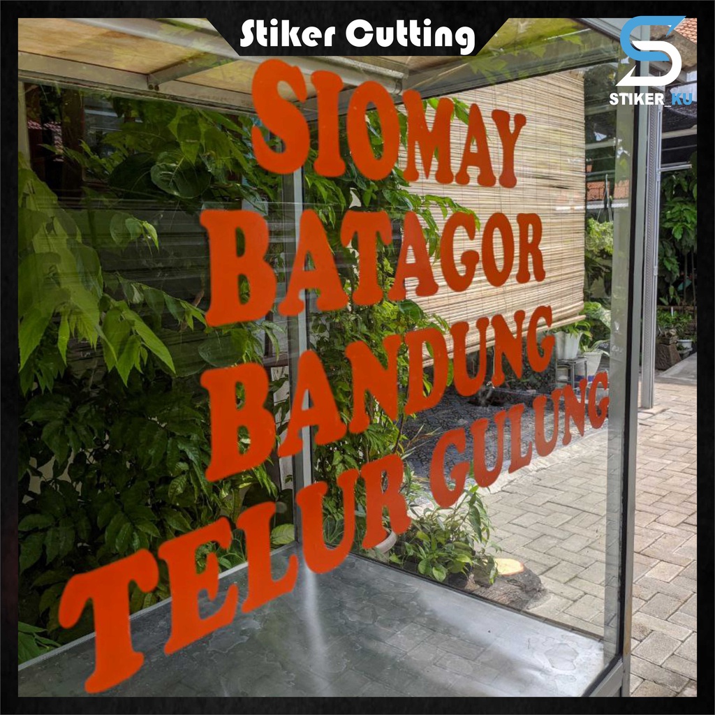 Jual sticker gerobak, sticker etalase ,sticker kaca cutting TERMURAH 1 ...