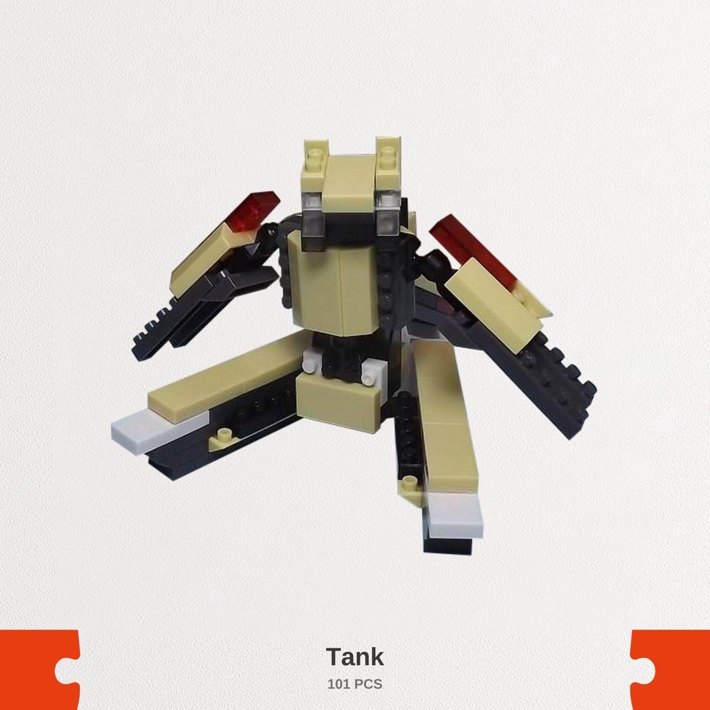 Jual Daiso PB0062 Tank 101 PCS Mini Block | Shopee Indonesia