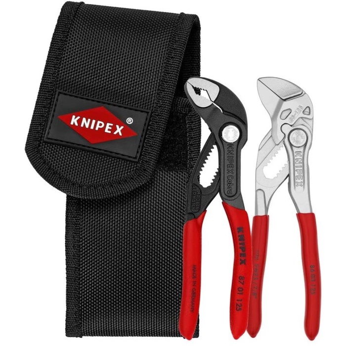 Jual Kunci Inggris 00 20 72 V04 Knipex Mini pliers set In belt tool pouch | Shopee Indonesia