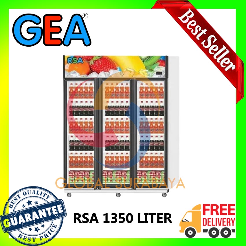 Jual Showcase Cooler 3 Pintu RSA 1350 Liter - AMETHYST | Shopee Indonesia