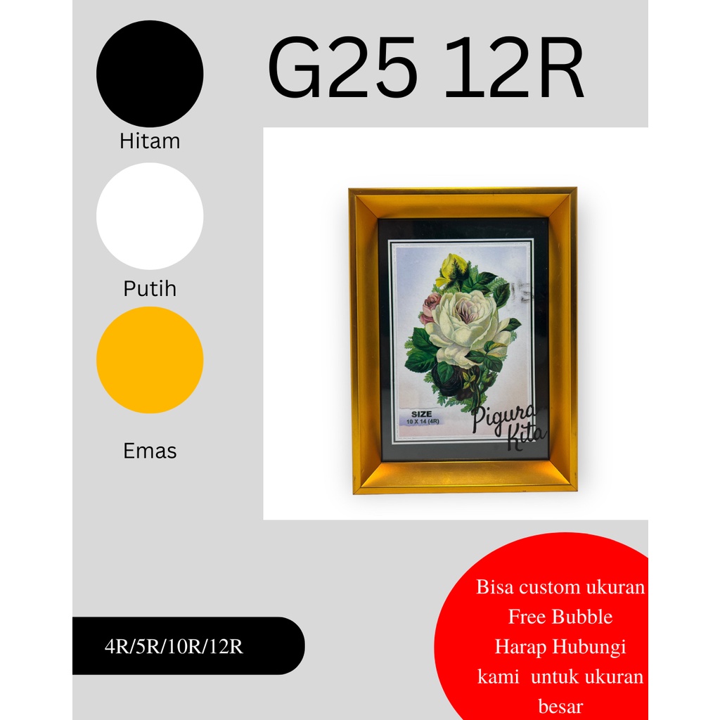 Jual Bingkai foto 12R - Pigura 12R - Figura 12 R minimalis - Pigura Foto 12R G25 | Shopee Indonesia