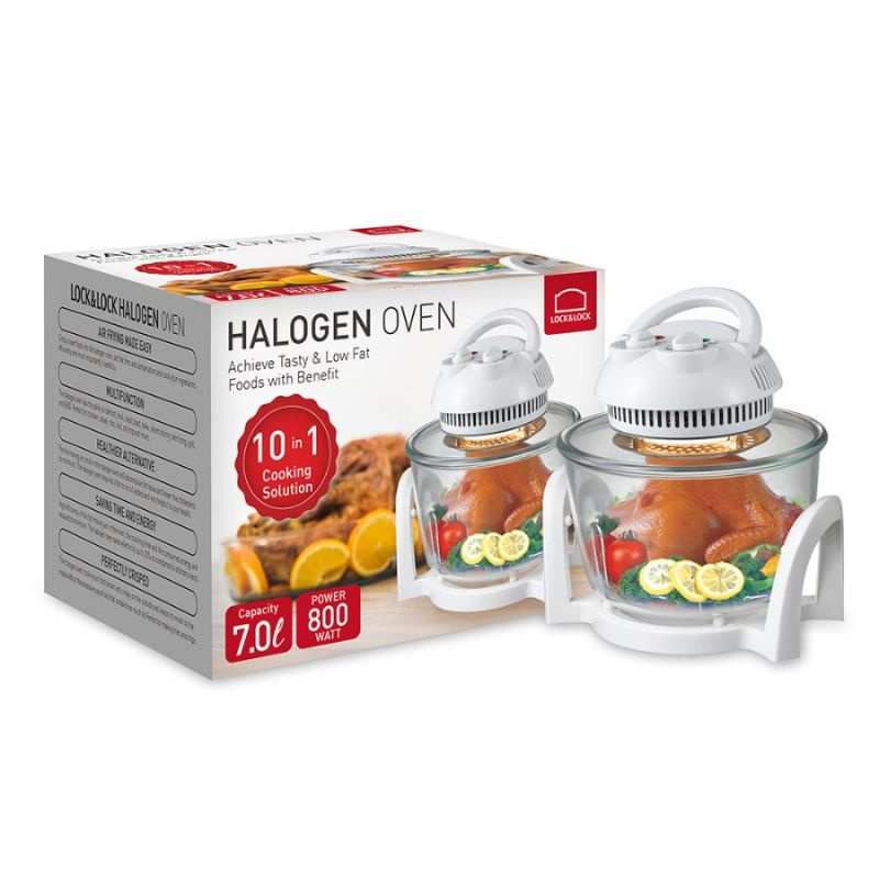 Jual LOCKNLOCK Halogen Oven 10 in 1 Cooking Solution 7 Liter 800 Watt ...
