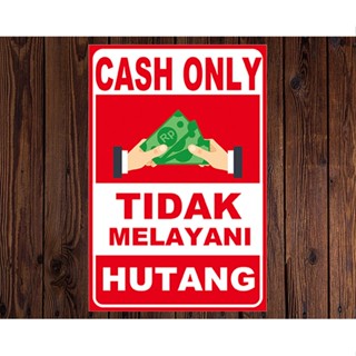 Jual STIKER DILARANG HUTANG CHAS ONLY | Shopee Indonesia