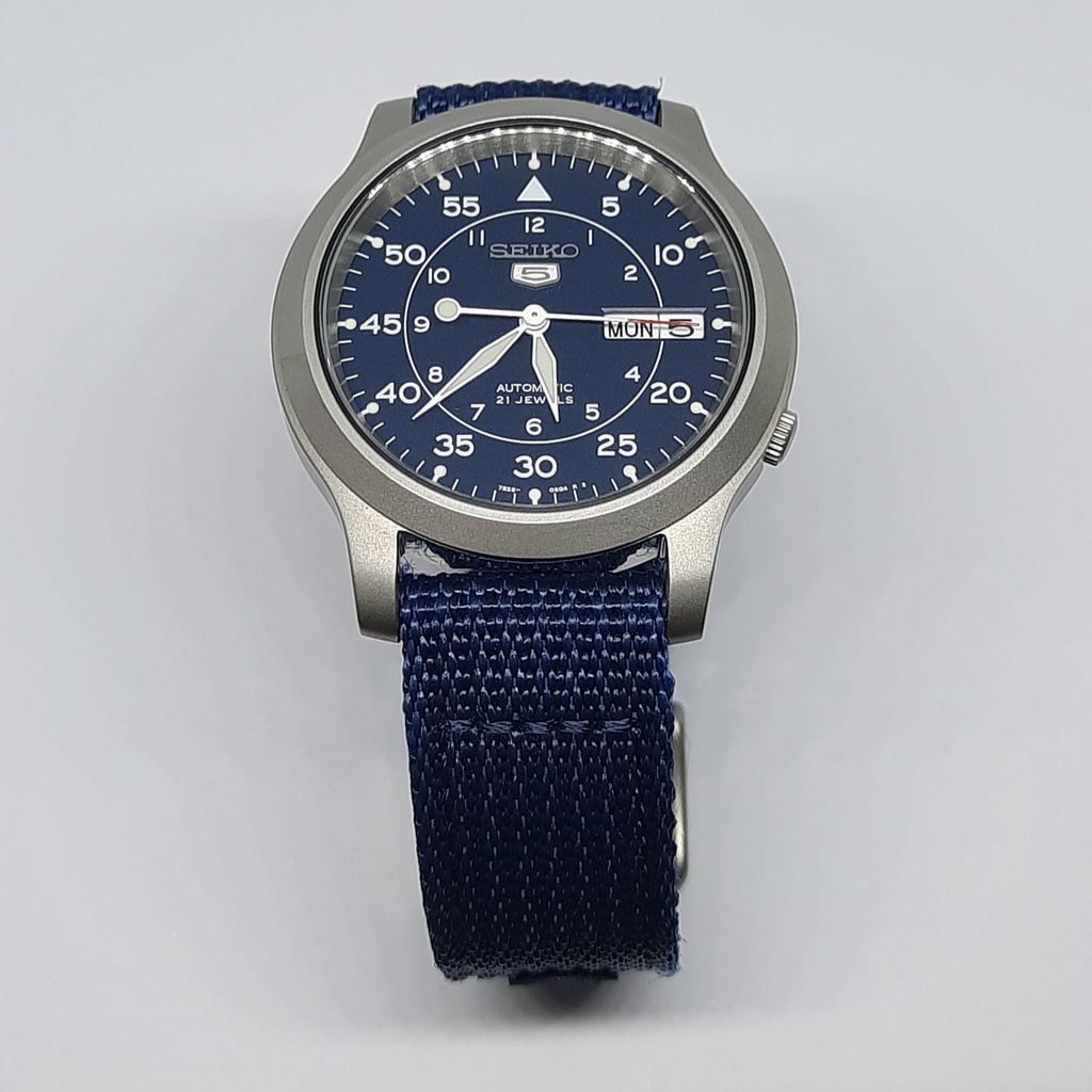 Jual Seiko 5 Automatic SNK807K2 Military Navy Dial SNK807 SNK809 SNK805 ...