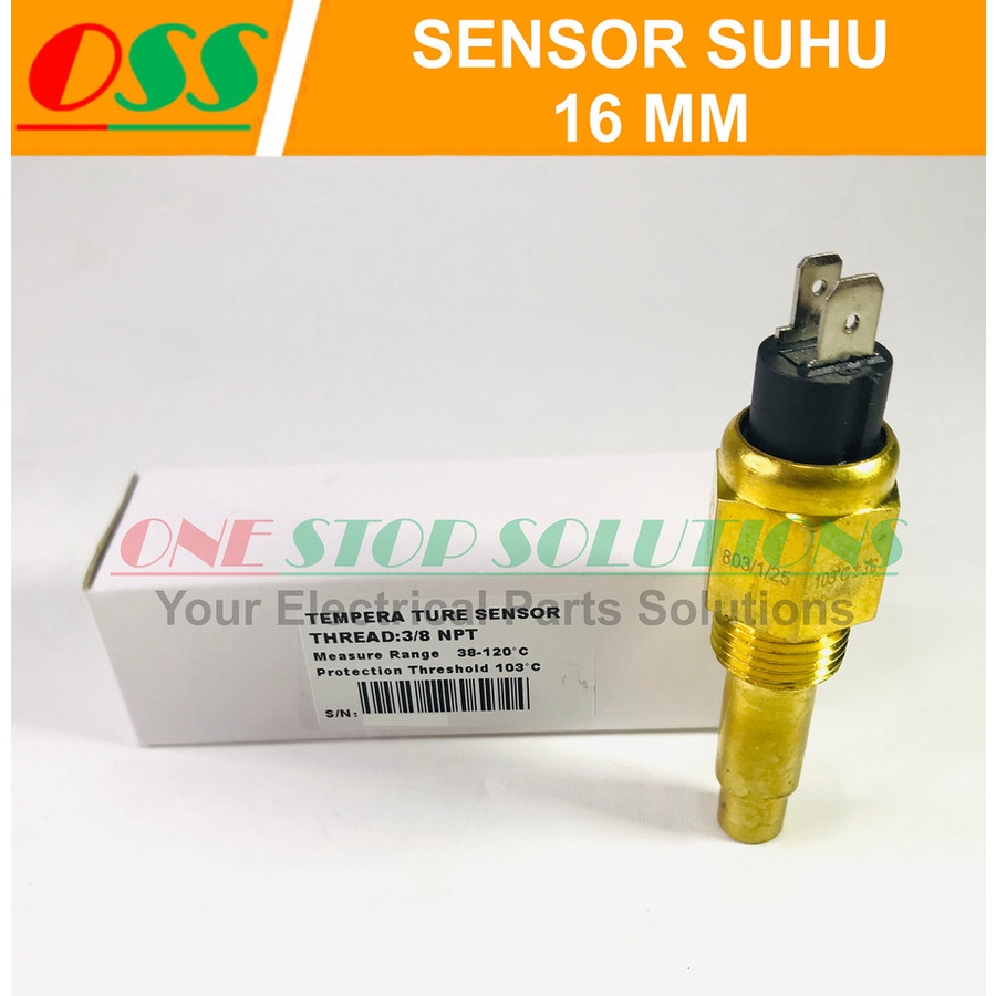 Jual Sensor VDO Temperature / Switch Temperature drat 16.5 mm 16 mm ...