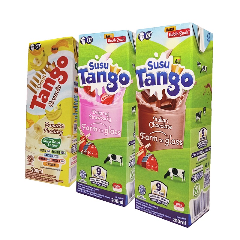 Jual Tango Drink - Susu UHT Rasa Buah - 200ml RTD Kotak | Shopee Indonesia