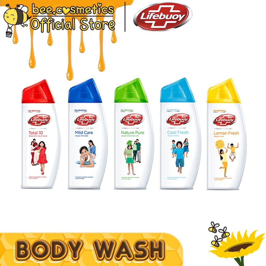 Jual LIFEBUOY BODY WASH 100ML BOTOL SERIES ( COOL FRESH / LEMON FRESH ...