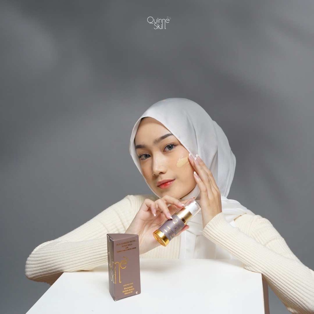 Jual Quinne Skin Barrier Sunscreen with Salmon DNA and Green Caviar ...