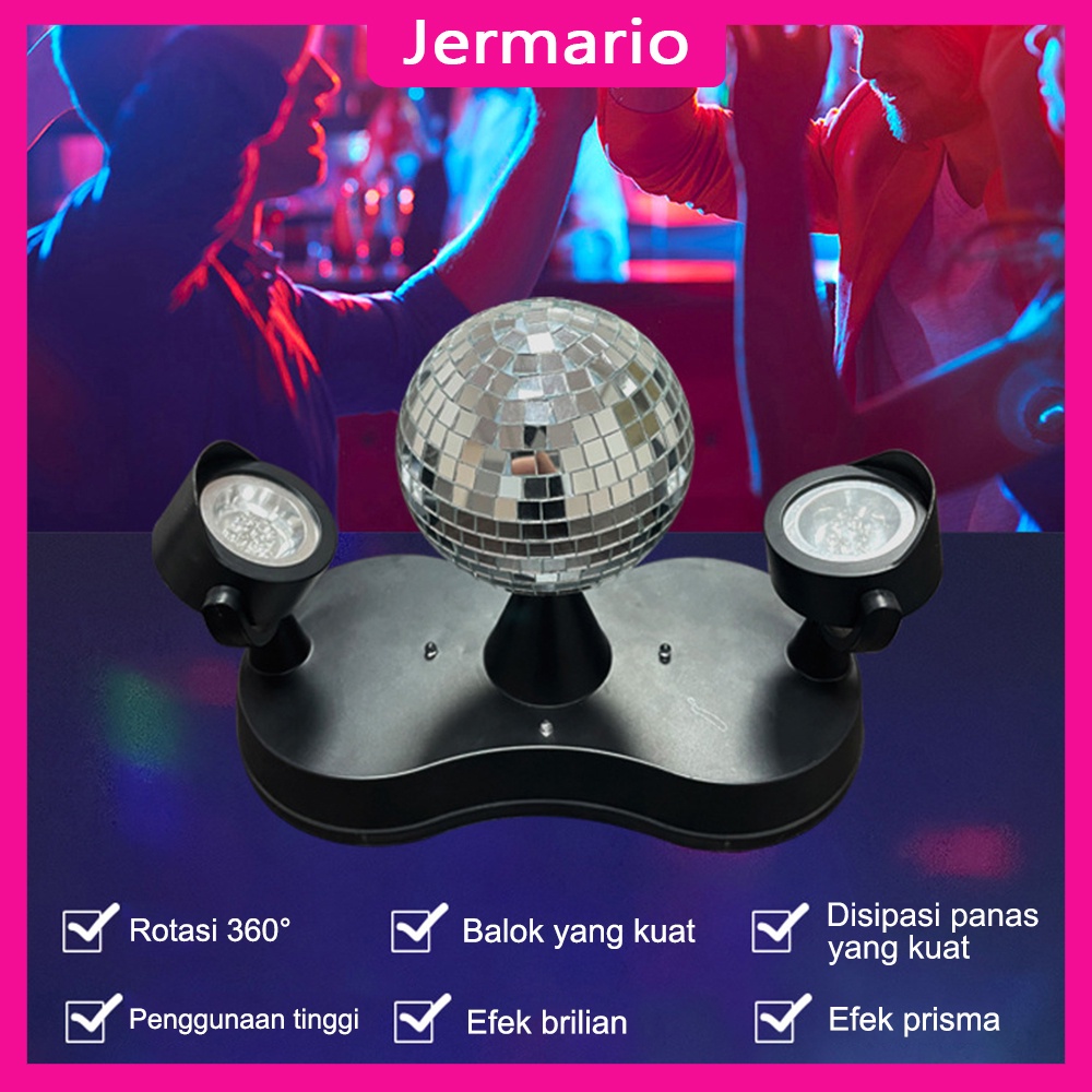 Jual Lampu Disco Magic Ball RGB / Bohlam Disko Lampu LED RGB E27 7WARNA ...