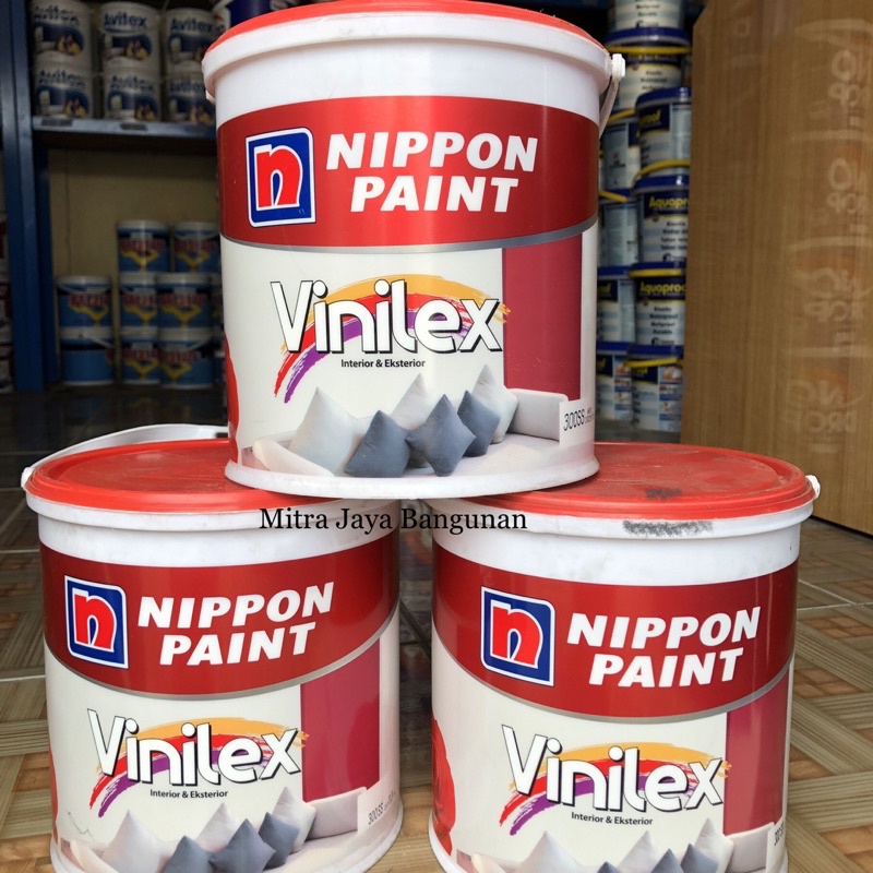 Jual CAT TEMBOK VINILEX 5kg NIPPON PAINT INTERIOR / EXTERIOR | Shopee Indonesia