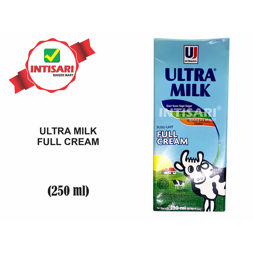Jual ULTRA MILK FULL CREAM 250 ML | Shopee Indonesia