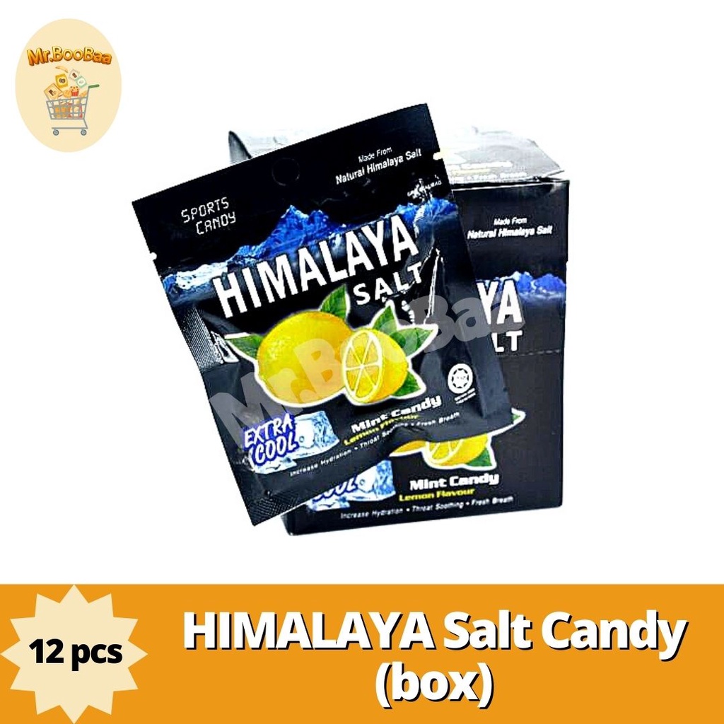 Jual HIMALAYA Salt Candy / Lemon Mint / Permen / Permen Big Foot (1 Box ...